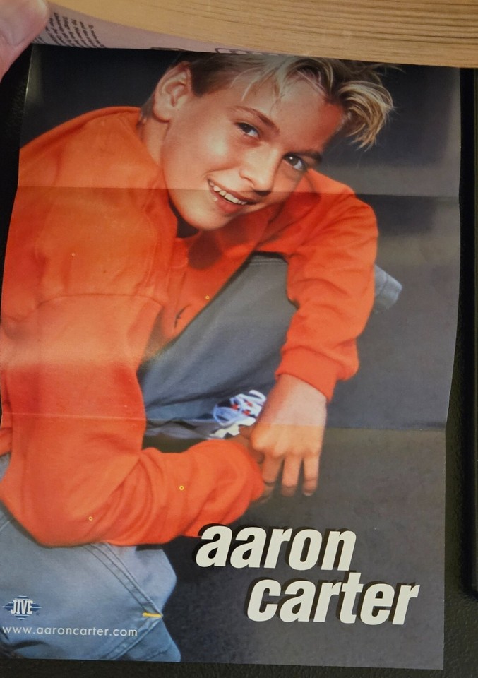 7TH HEAVEN SECRETS by Amanda Christie FAN BOOK with AARON CARTER poster ...