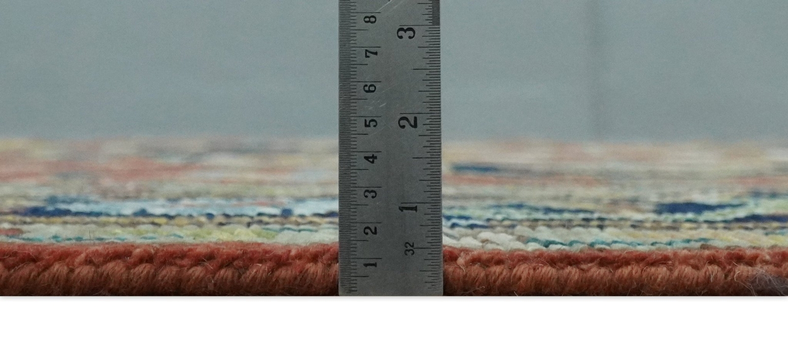 Ready to Ship 9x12 Rust and Blue Traditional Vintage Style Hand Knotted ...