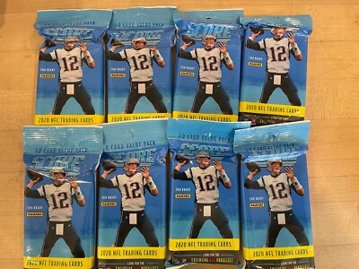 Lot Of 8 2020 Factory Sealed Panini Score Football Fat Packs - Jumbo | eBay