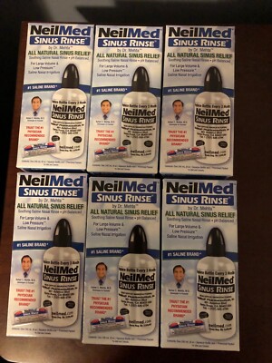 NeilMed® Sinus Rinse® 8 oz Bottle plus Premixed Packet SET OF 6 | eBay