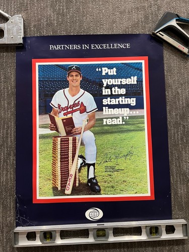 VINTAGE DALE MURPHY ATLANTA BRAVES MVP READ WORLD BOOK ENCYCLOPEDIA ...