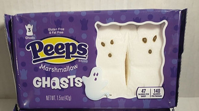 1 Pack Peeps Ghosts Marshmallow Candy Gluten and Fat Free New EXP 06/2025 (S1) | eBay
