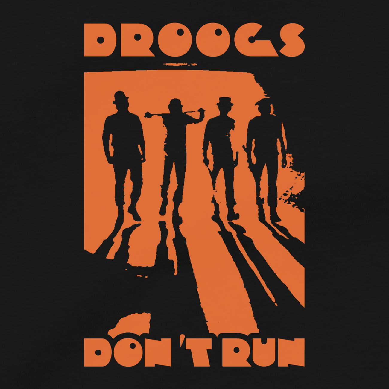 DROOGS DONT RUN T Shirt Kubrick A Clockwork Orange Droog Mask Tee ...