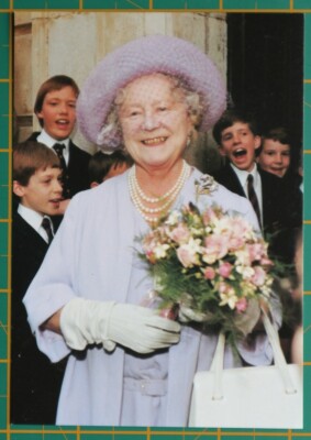Alt Postkarte London 1983 Queen Elizabeth Der Queen Mother St.PAUL'S ...