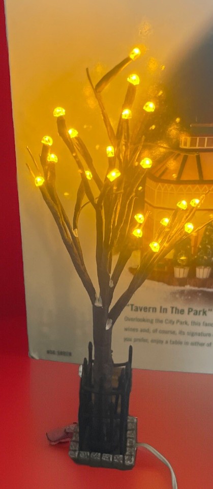 Department 56 City Lit Bare Branch Tree | eBay
