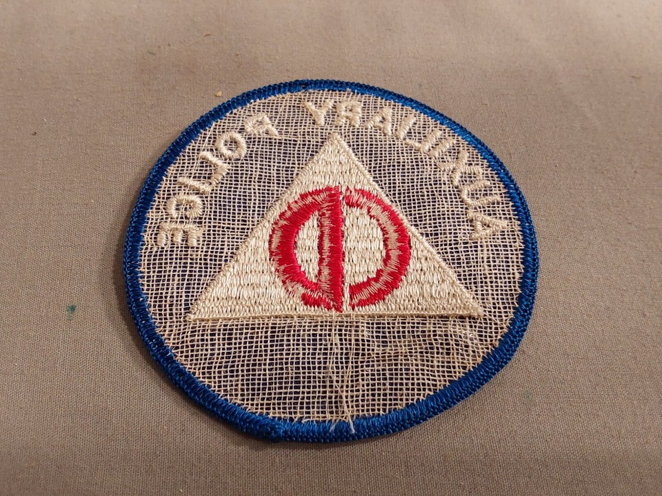WWII ERA US Home Front Civil Defense Auxiliary Police Patch | eBay