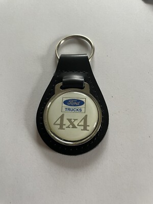 Ford Truck Keychain Black Leather Ford key chain 4X4 | eBay