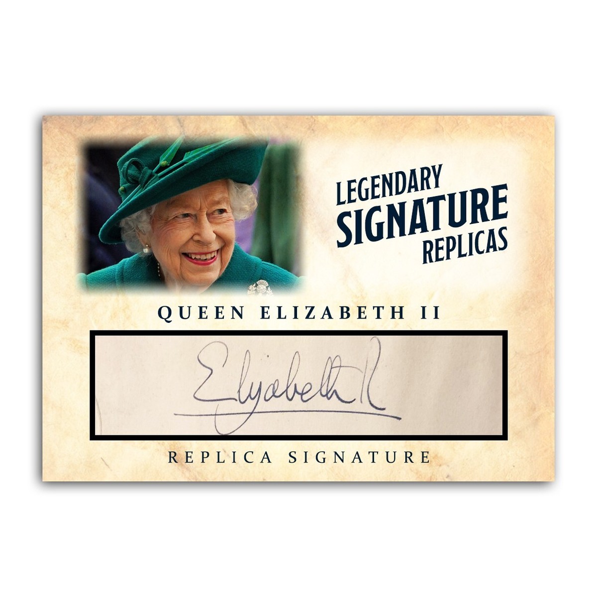 Queen Elizabeth 2 Signature