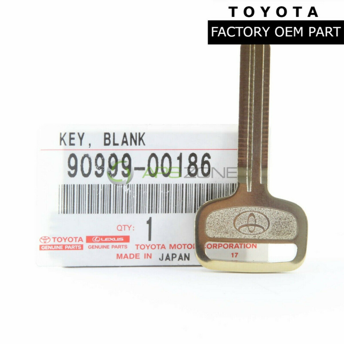 GENUINE TOYOTA 4RUNNER CAMRY SIENNA TACOMA AVALON UNCUT BLANK KEY OEM ...