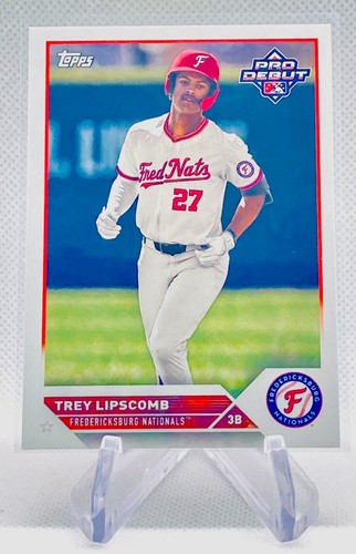 2023 Topps Pro Debut Trey Lipscomb #PD-129 - Nationals | eBay