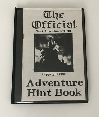 The Official Text Adventures 1-12 Adventure Hint Book International ...