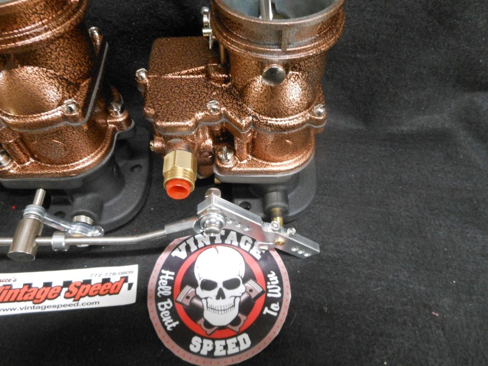 VINTAGE SPEED STROMBERG 97 STYLE CARB SET (COPPER VEIN) HOT ROD ...