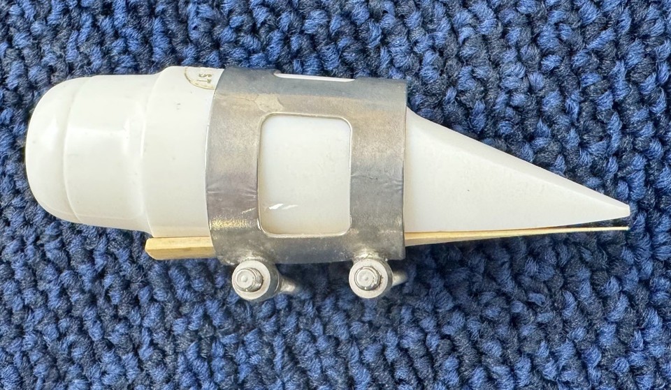 Vintage Bruno Royal artist white Alto Saxophone Mouthpiece! | eBay