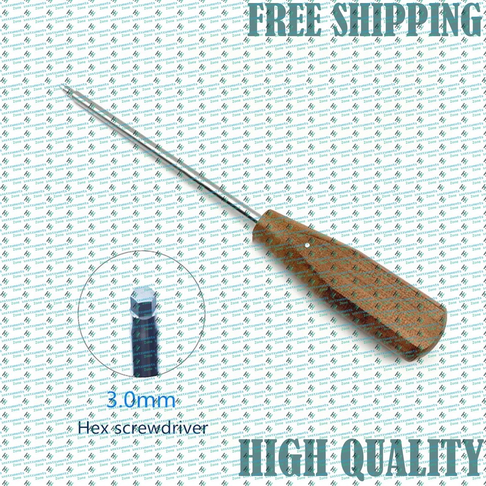 Bone Screwdriver Hex Head Set | 1.5mm–5.0mm Orthopedic Screwdriver Set ...