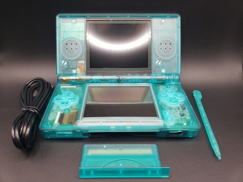 Nintendo DS Lite Restoration - Clear Emerald Green (Brand New Re-Shell ...