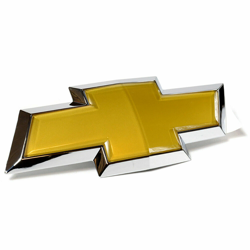 08-12 MALIBU FRONT BUMPER GRILLE BOW TIE EMBLEM BADGE GOLD 22909142