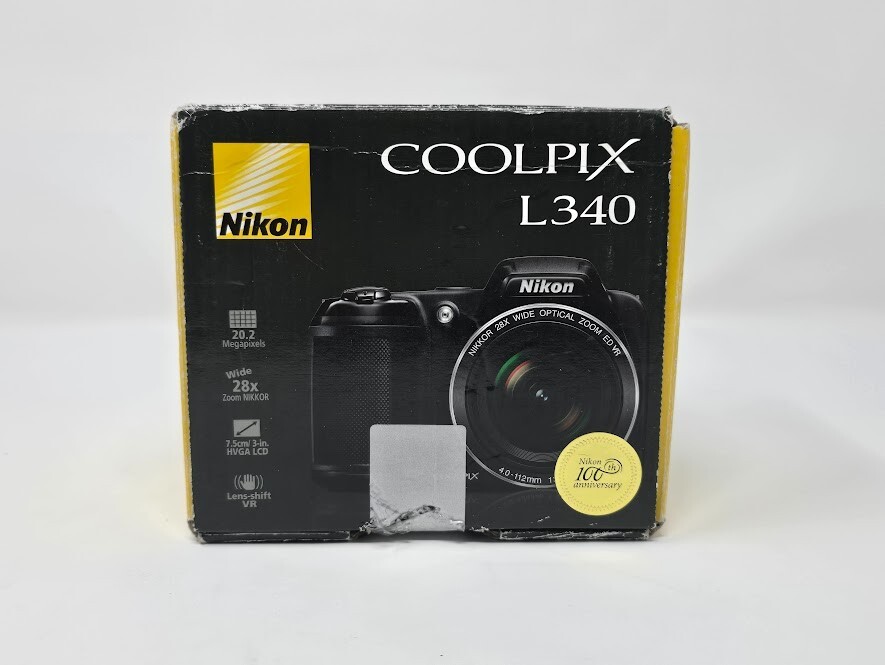 Nikon COOLPIX L340 20.2 MP Digital Camera - Black 18208943104 | eBay