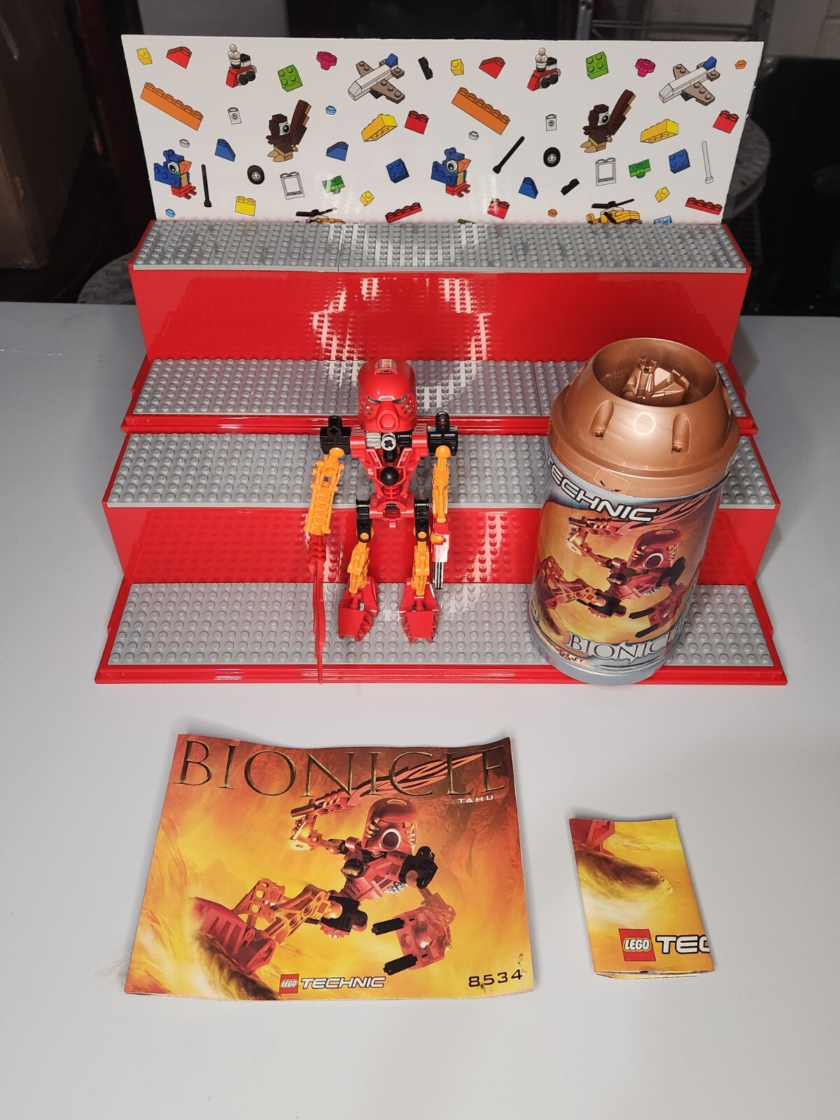 LEGO BIONICLE: Tahu (8534) - Used w/ Cannister, Instructions, and ...