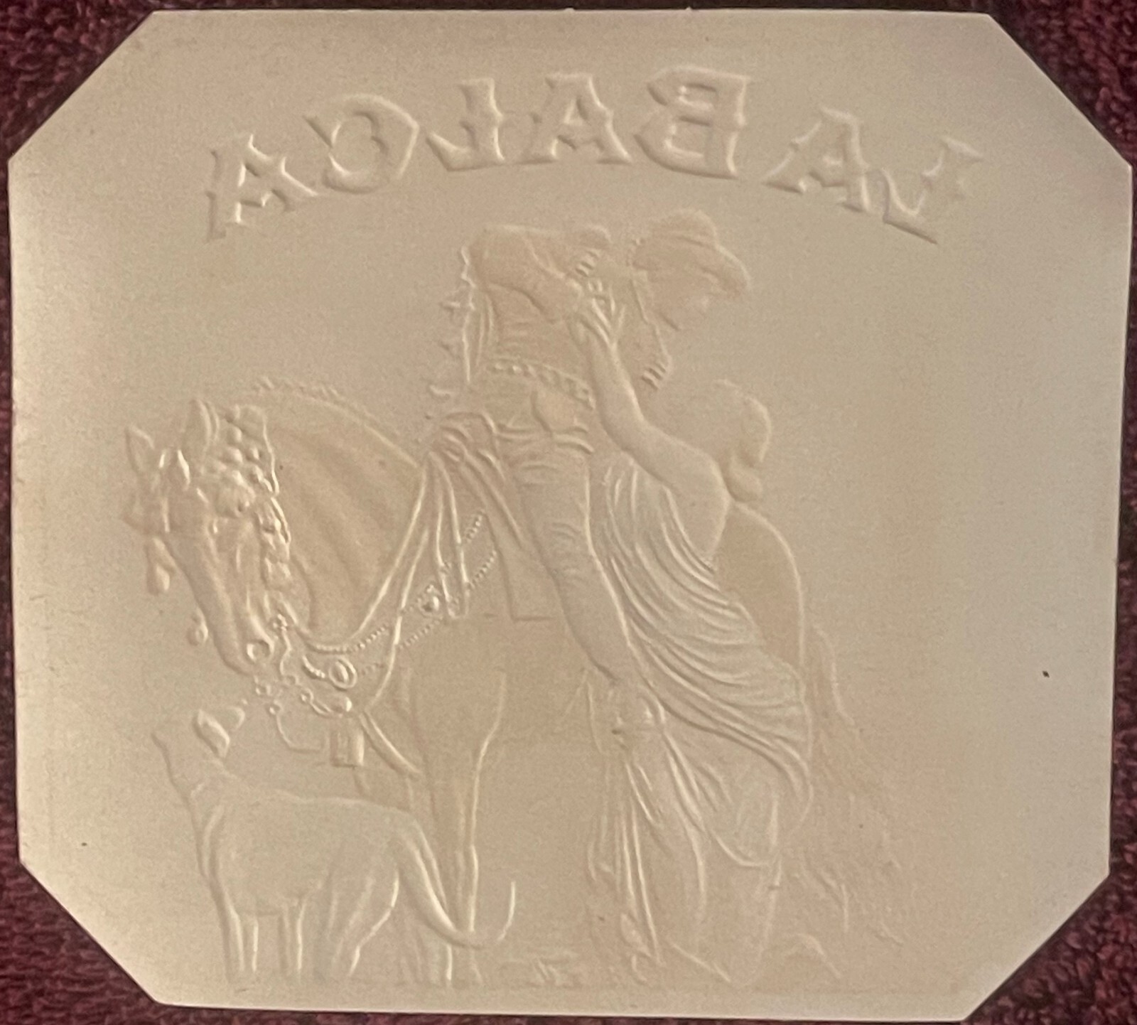 Antique 1910s La Balca Gold Embossed Cigar Label, Young Victorian ...