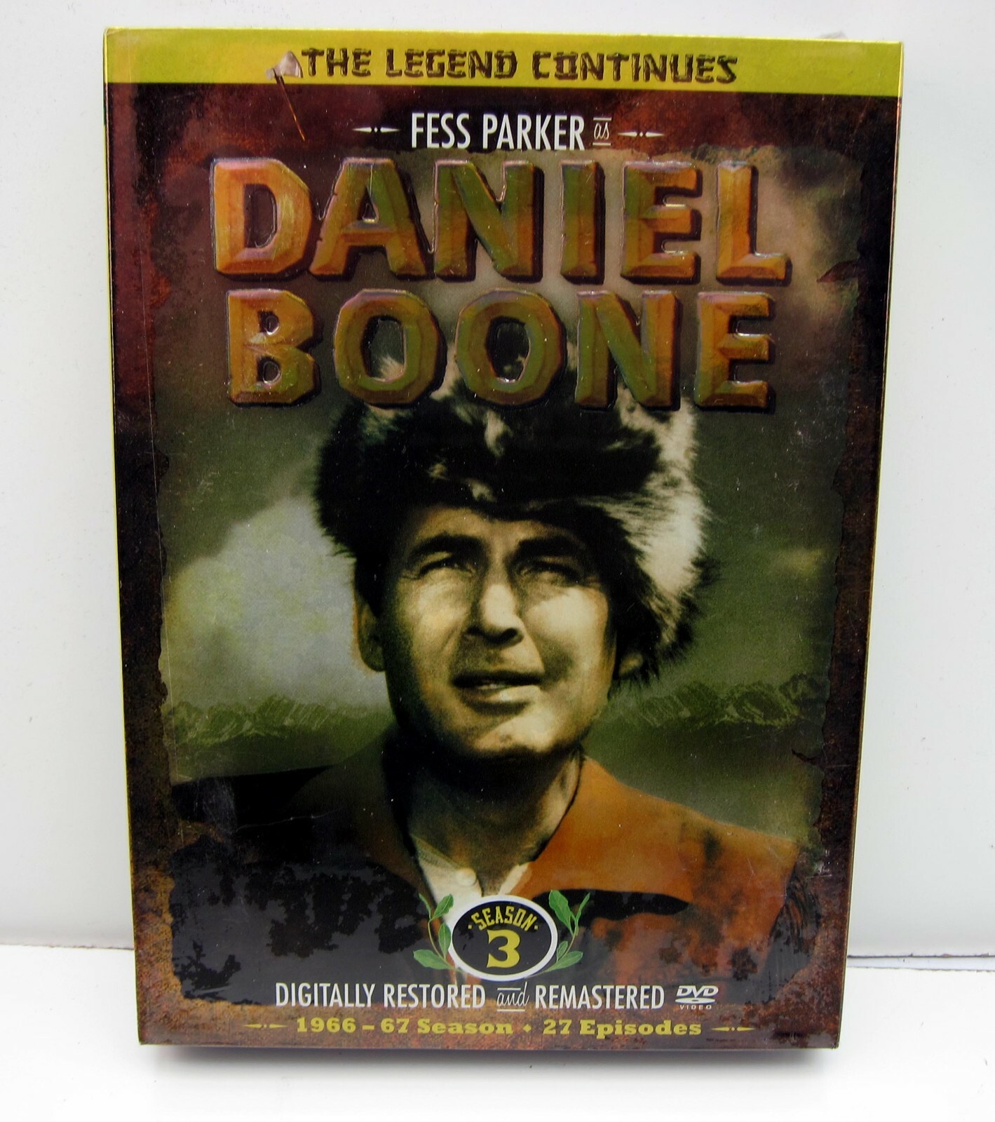 NEW Daniel Boone with Fess Parker Season 3 8 DVD Box Set 1966 - 67 ...