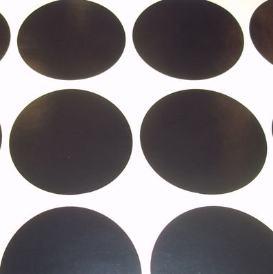 200 Black 15mm 1/2 Inch Colour Code Dots Round Stickers Sticky ID ...