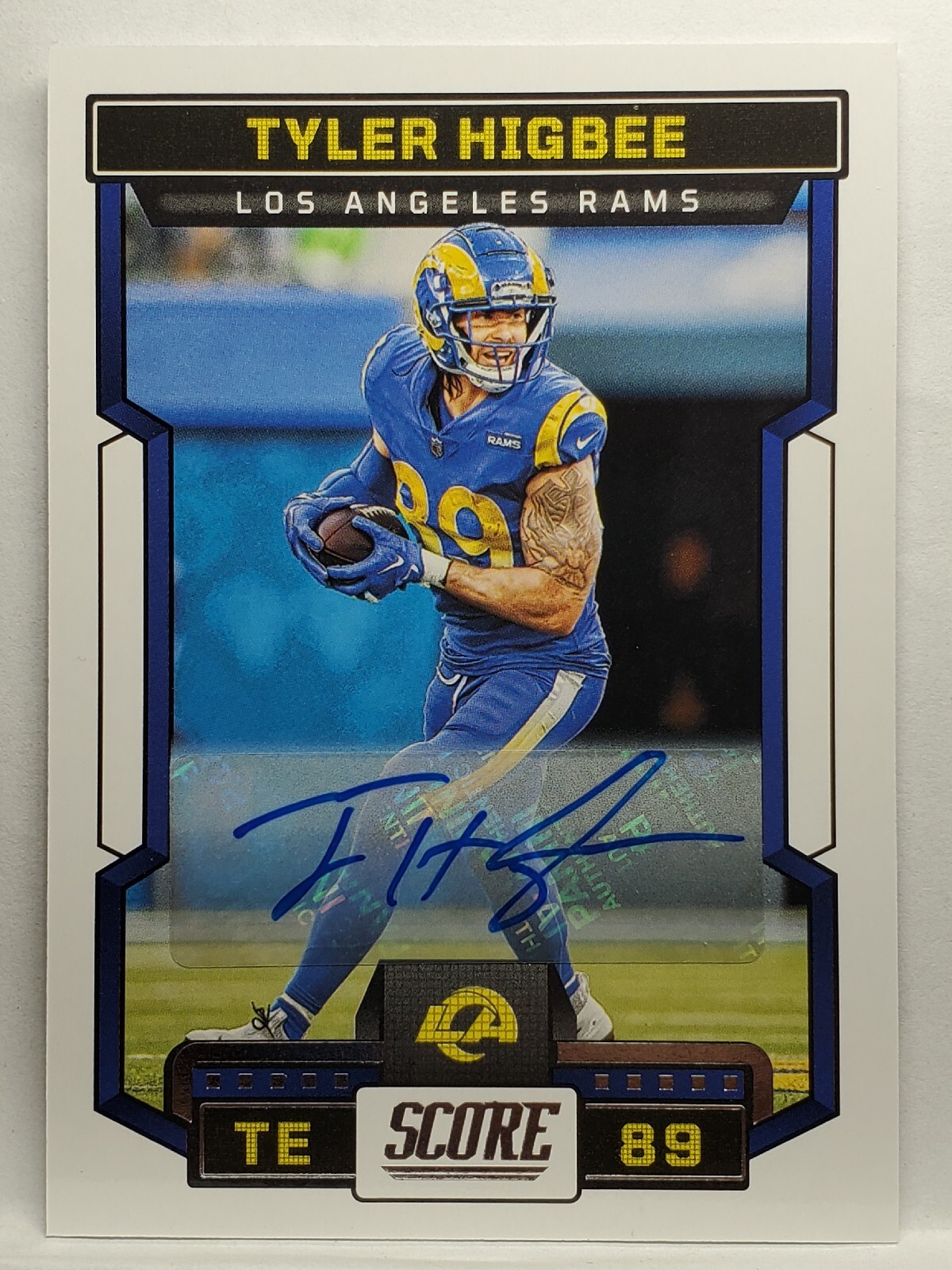2023 Panini Score Tyler Higbee #163 Auto | eBay