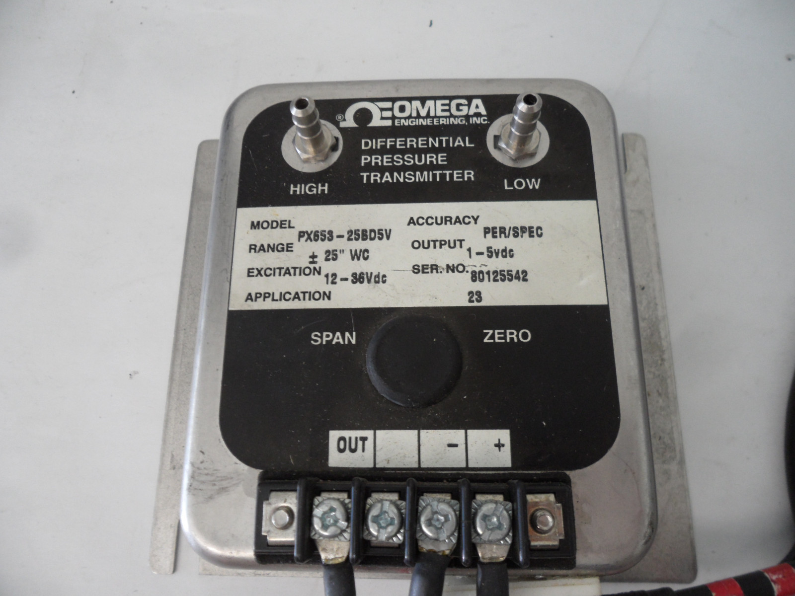 Omega Engineering, Inc. - PX653-25BD5V Differential Pressure ...