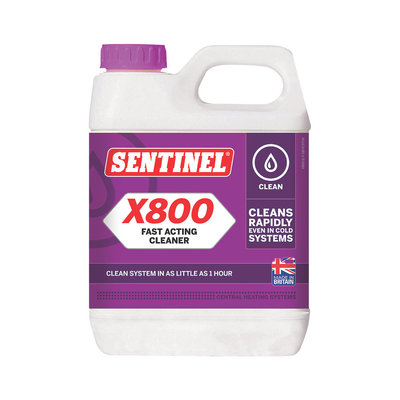 Sentinel X800 1L Fast Acting Central Heating Ultimate Cleaner Genuine ...