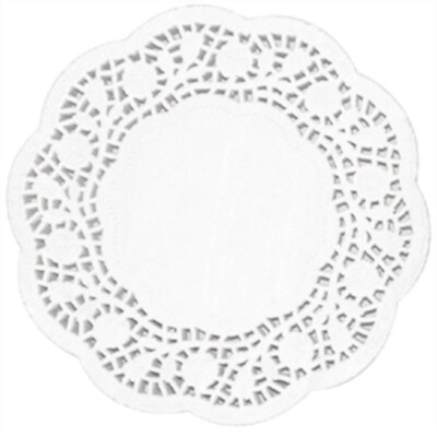 Paper Doyleys Doilies Round 6.5" Lace Pattern Pack 250 Wedding Party ...
