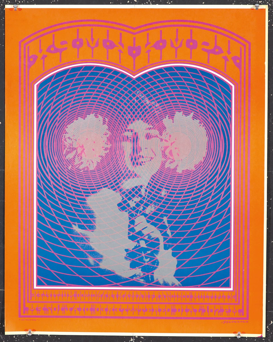 Victor Moscoso Neon Rose