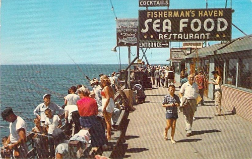 Monstad Pleasure Pier, Fisherman's Wharf, Redondo Beach, Ca. | eBay