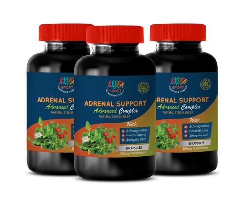 natural energy boost - ADRENAL SUPPORT - blood sugar diet 3BOTTLE ...