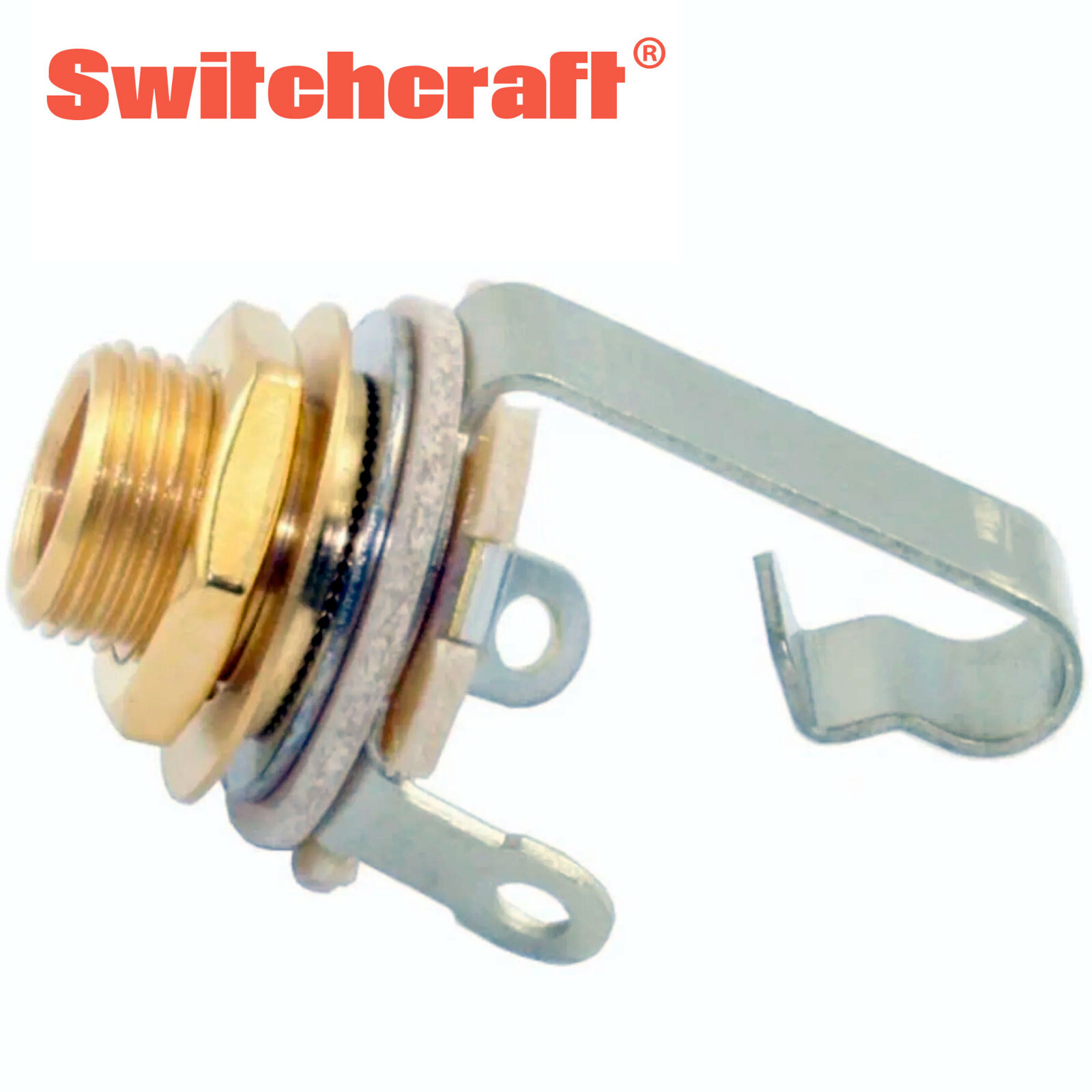 NEW (1) Switchcraft # 11 GOLD 1/4" Input Output Jack 1/4" Mono For ...