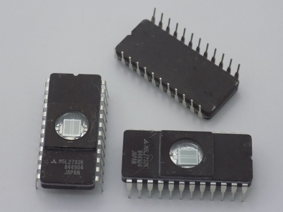 1x Mitsubishi M5L2732K - 32KBit 4K x 8 nMOS EPROM - IC 2732 CDIP-24 | eBay