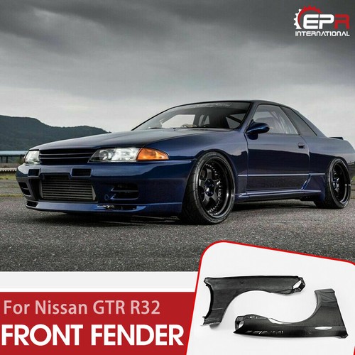 For Nissan Skyline R32 GTR Carbon Fiber New 2pcs OE Tape Front Fender ...