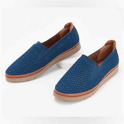 Cobb Hill Lightweight Slip Ons Camryn Stone Blue Woman's Size 9 NEW | eBay