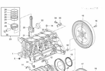 GENUINE NEW HOLDEN CRUZE 2014-2016 1.4L PETROL BEARING KIT CONN ROD ...