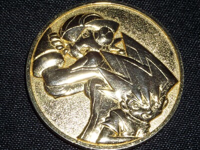 Rockman EXE & Duel Masters the Movie Medal Coin Mega Man Battle Network ...