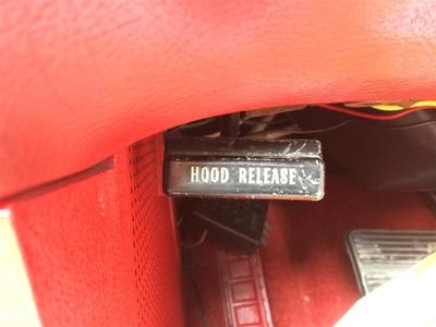 Corvette Stingray Hood Release Pull & Cable - Corvette C3 Hood Release ...