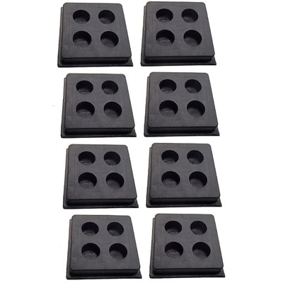 (8) Pack Rubber Anti Vibration Pads 2 x 2 x 3/4" Air Compressor ...