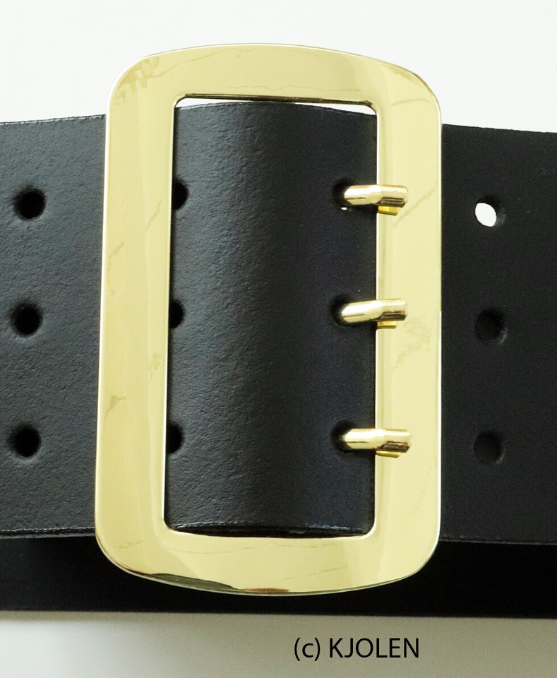 SANTA CLAUS 3" GOLD SILVER SINGLE DOUBLE TRIPLE PRONG BUCKLE FOR ...