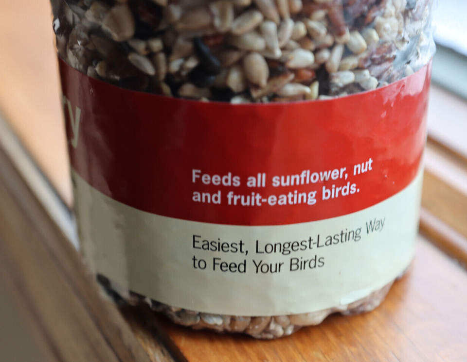Wild Birds Unlimited Cranberry Cylinder Bird Seed Large 1.75 lb ...