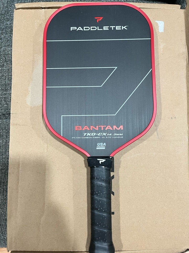 Paddletek Bantam TKO-CX 14.3 mm Pickleball Paddle Carbon Christian ...