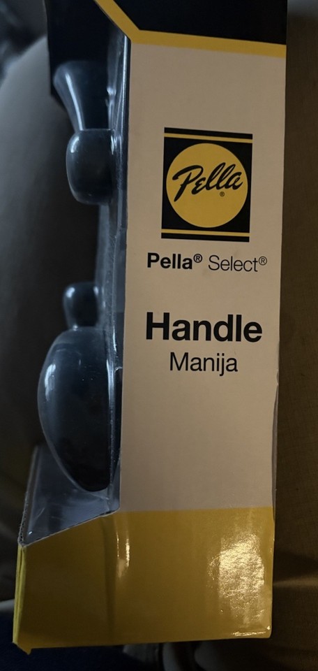 Pella Select Storm Door Entry Lever Trim Matte Black Kwikset Keyway w/2 Keys | eBay