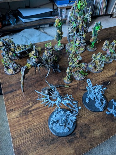 Necron Army Warhammer 40k Fully Based and Well Painted | eBay UK