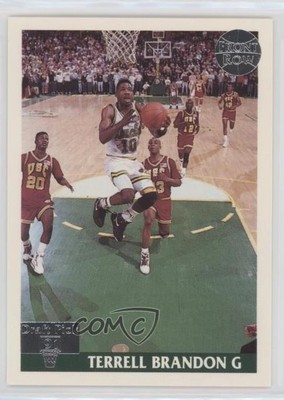 1991-92 Front Row Silver Terrell Brandon #10 Rookie RC | eBay