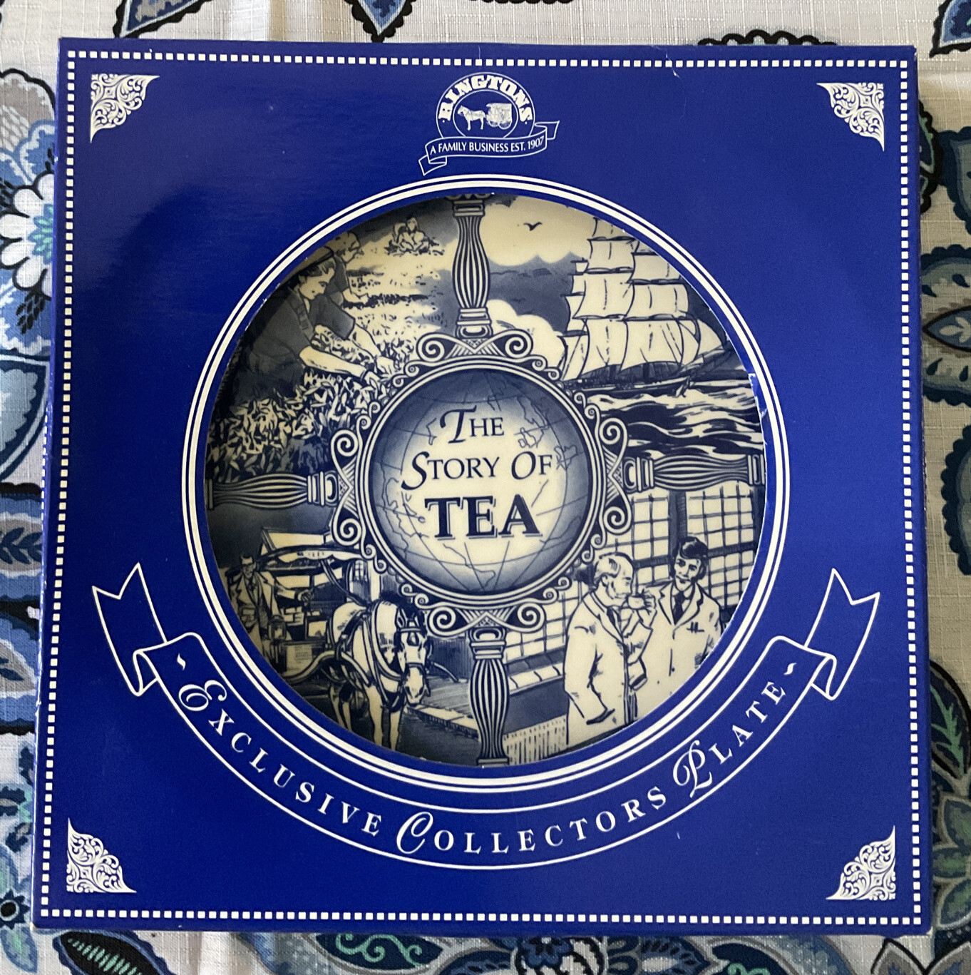 Mason's Ringtons The Story of Tea Plate 10" English Tea Party Platter ...