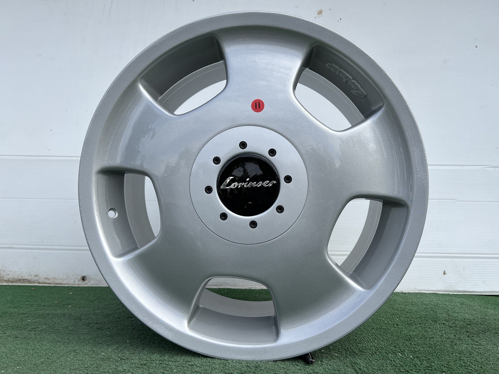 MERCEDES BENZ LORINSER D93 18" GENUINE FACTORY OEM WHEELS RIMS & CENTER ...