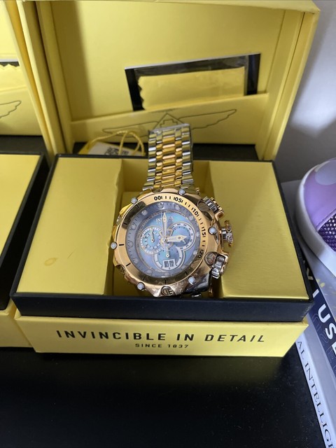 INVICTA Reserve Venom Shuttler Gold Men's 51mm Watch 35651 for sale ...