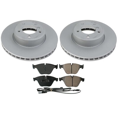 SHW OEM Front Brake Kit 324mm Rotors Akebono Ceramic Pads for BMW E60 ...